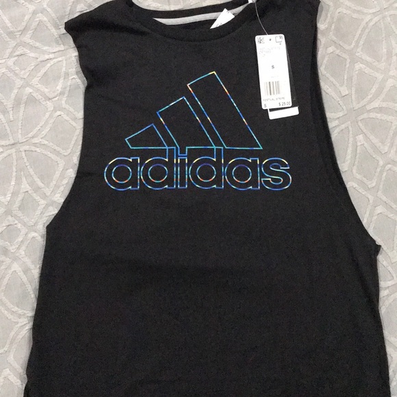 Tops | Nwt Adidas Muscle Tank Sz S | Poshmark